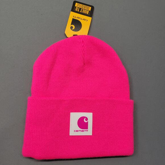 Carhartt | Accessories | Carhartt Hat Beanie Watch Cuffed Knit Neon ...